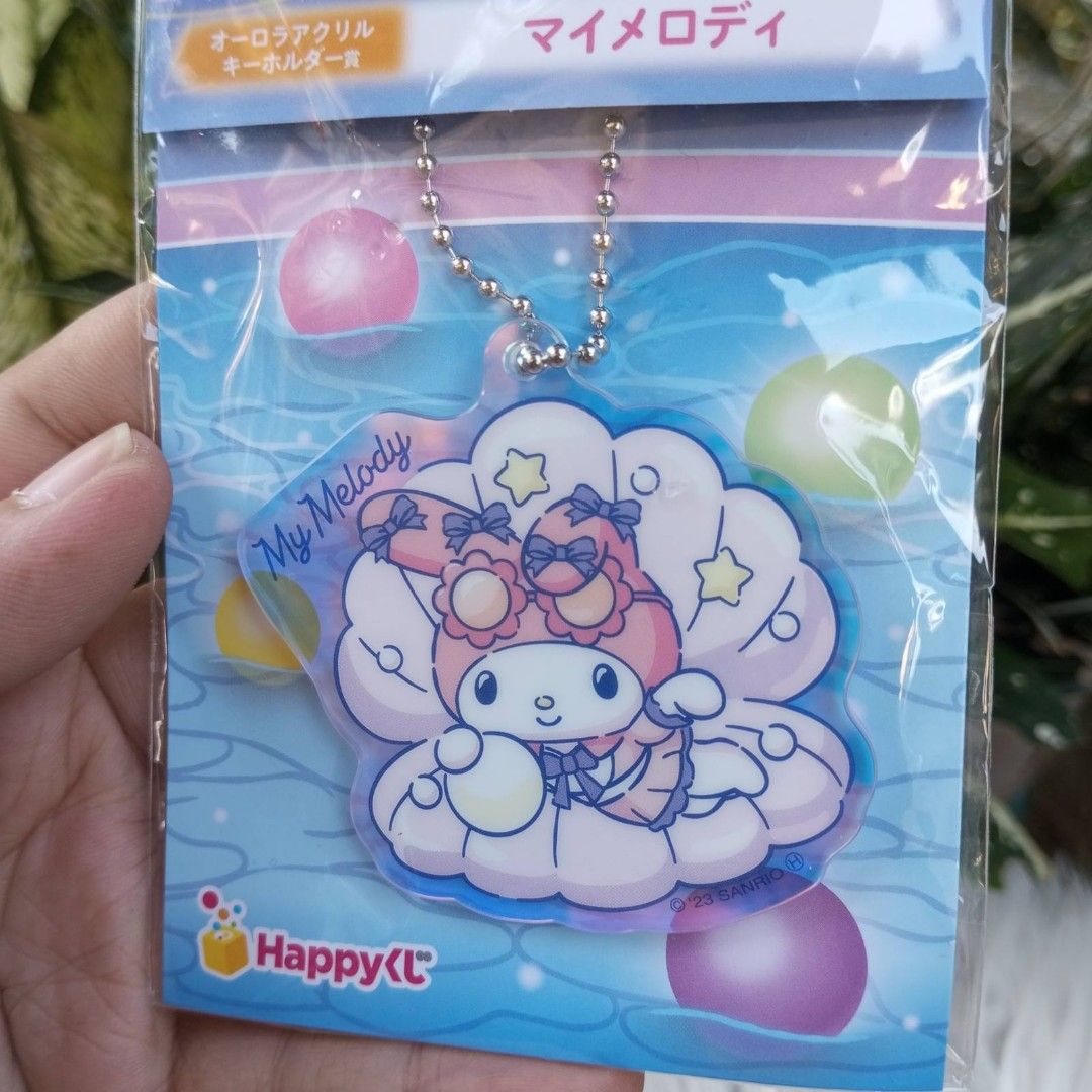 SANRIO Characters Night Pool My Melody Happy Kuji Acrylic Charm ...