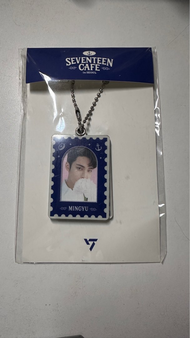 [SEALED] Seventeen Cafe Mingyu Mini Photo Holder, Hobbies & Toys ...
