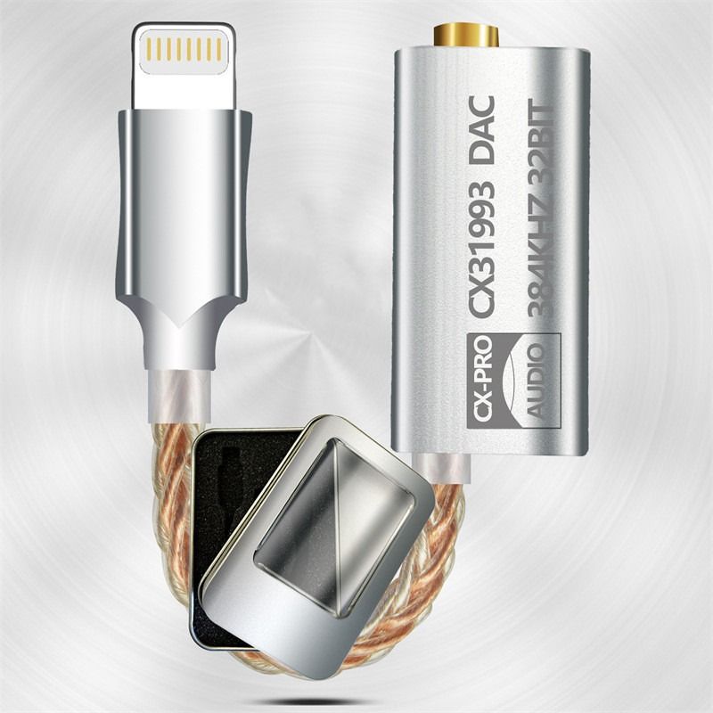實體店鋪/SF Lightning DAC [♪Hi-Res 32bit 384KHz♪] to 3.5mm Audio Adapter Decoding 3.5mm Amplifier ...
