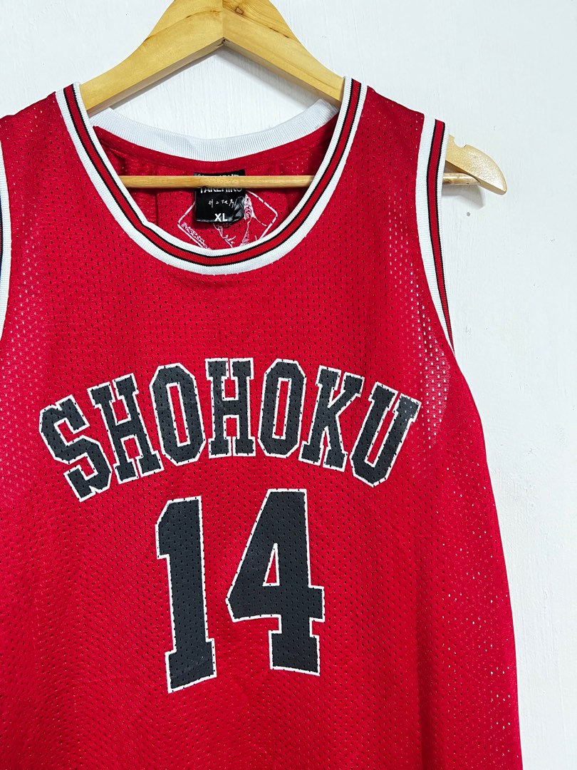 Slam Dunk Shohoku Jersey No.14, Men's Fashion, Activewear on Carousell