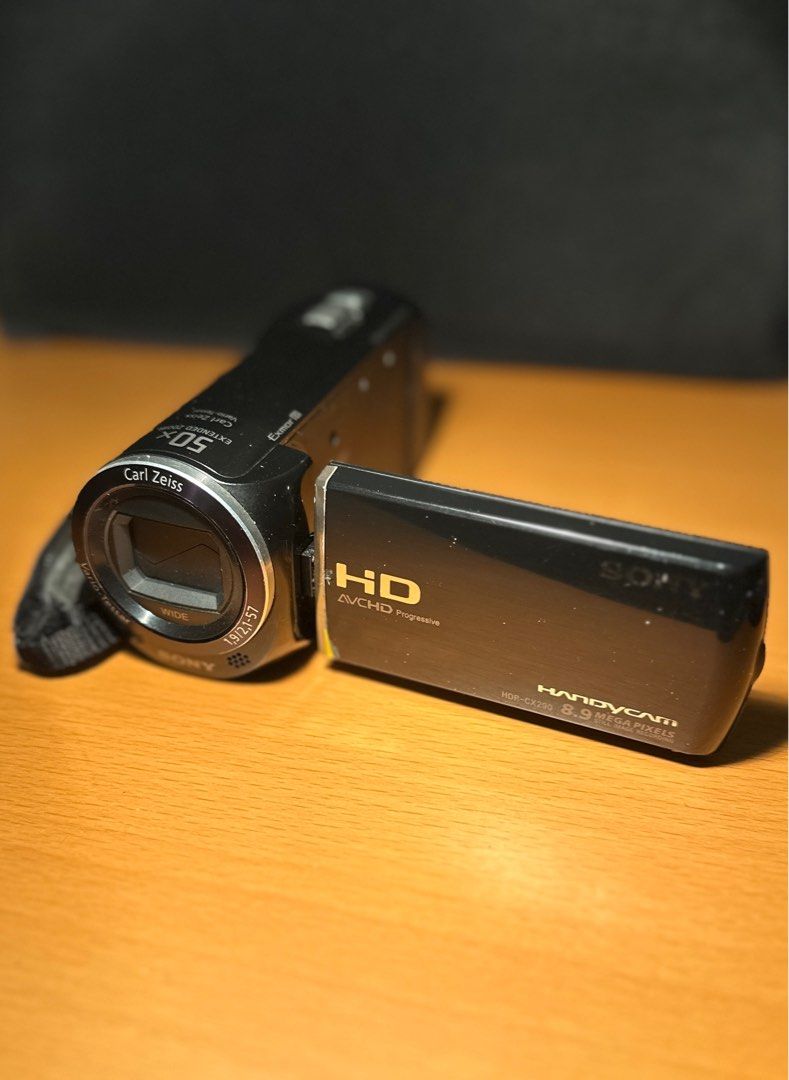 Sony HDR-CX290E HD 1920 x 1080 Exmor R CMOS Digital Camera Recorder DV ...