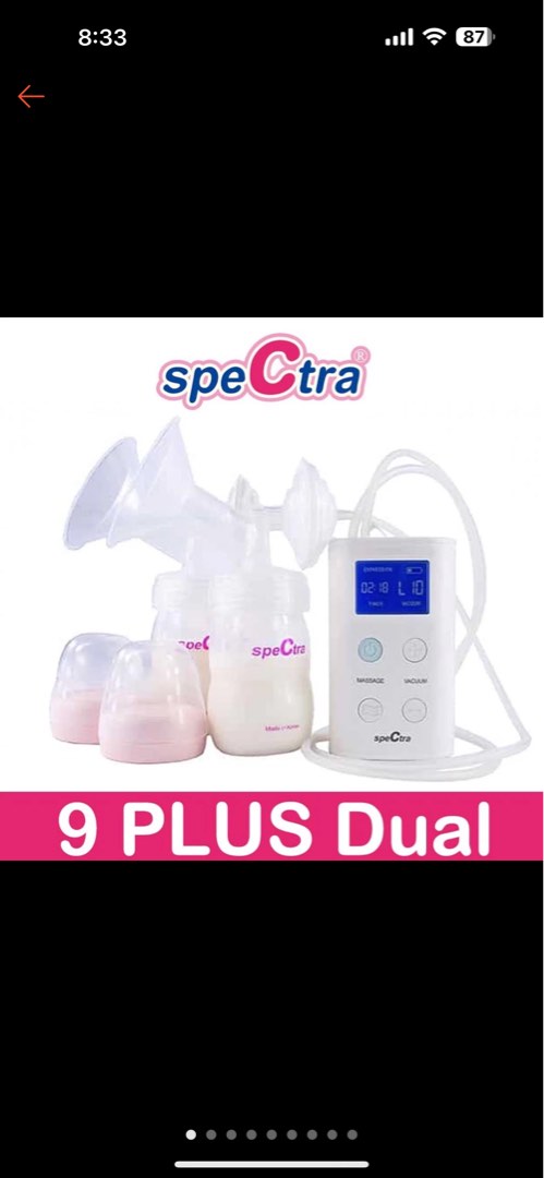 Spectra S9+ Breastpump, Babies & Kids, Nursing & Feeding, Breastfeeding ...