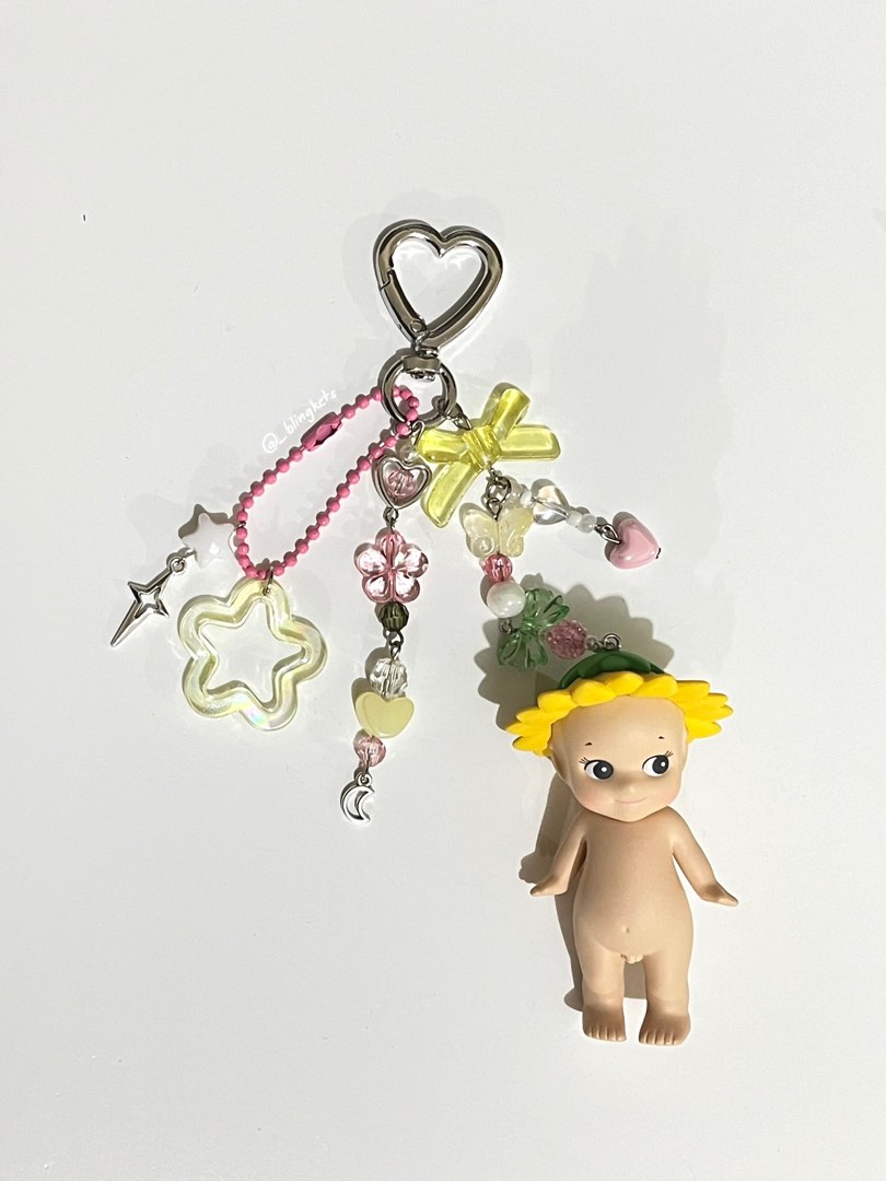 Sunflower Sonny Angel Keychain, Hobbies & Toys, Toys & Games on Carousell