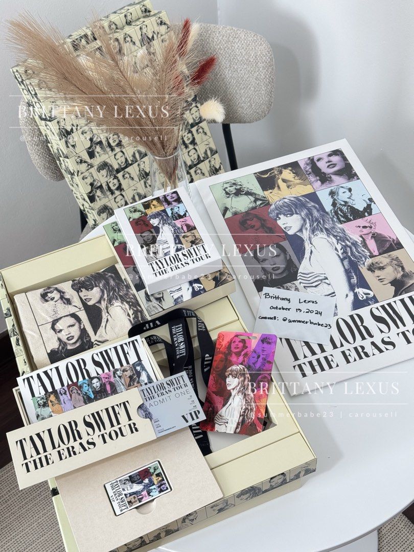 Taylor Swift | Eras Tour VIP Package Box Merch, Hobbies & Toys ...