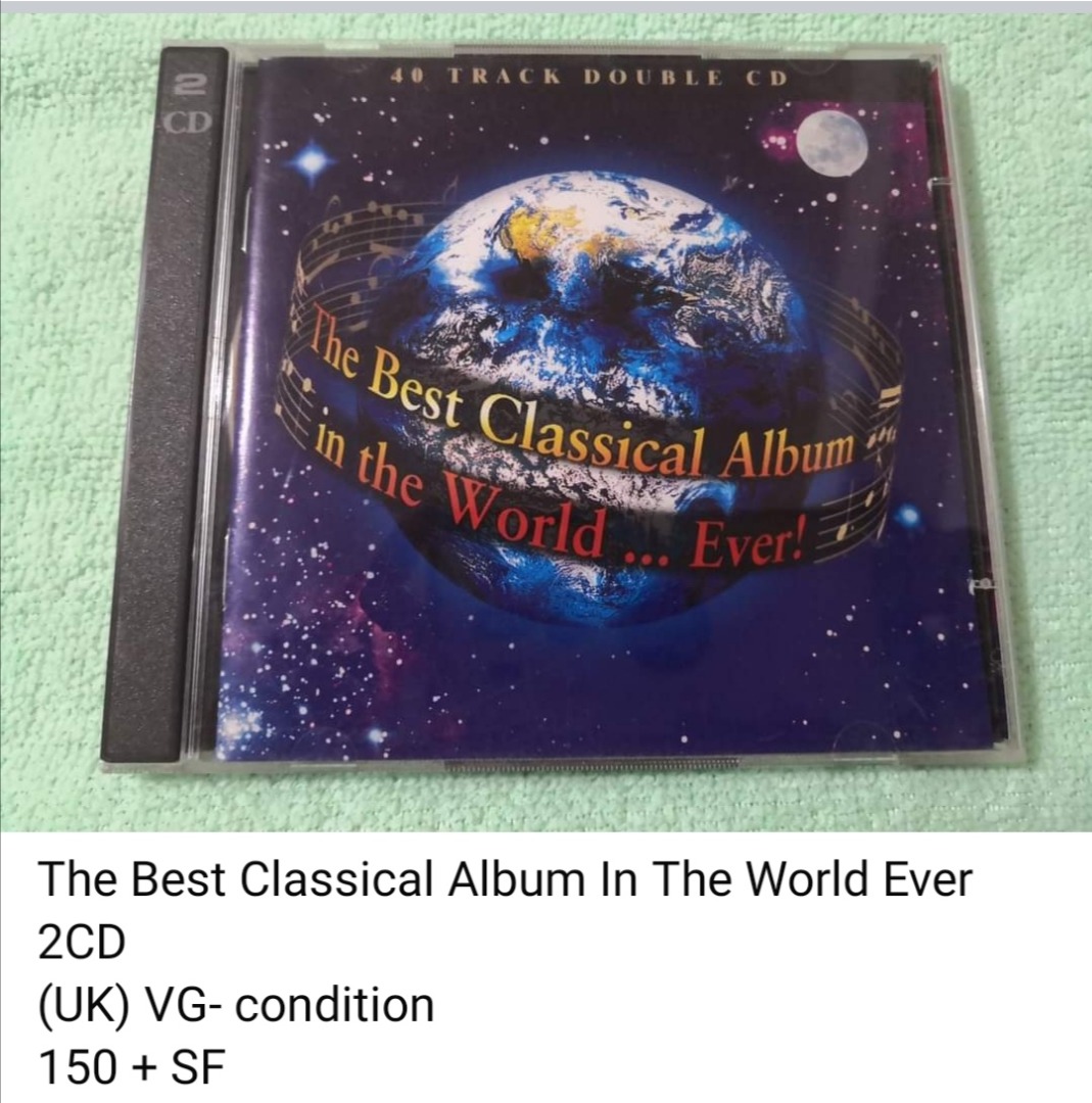 The Best Classical Album In The World Ever 2CD (unsealed), Hobbies & Toys, Music & Media, CDs ...