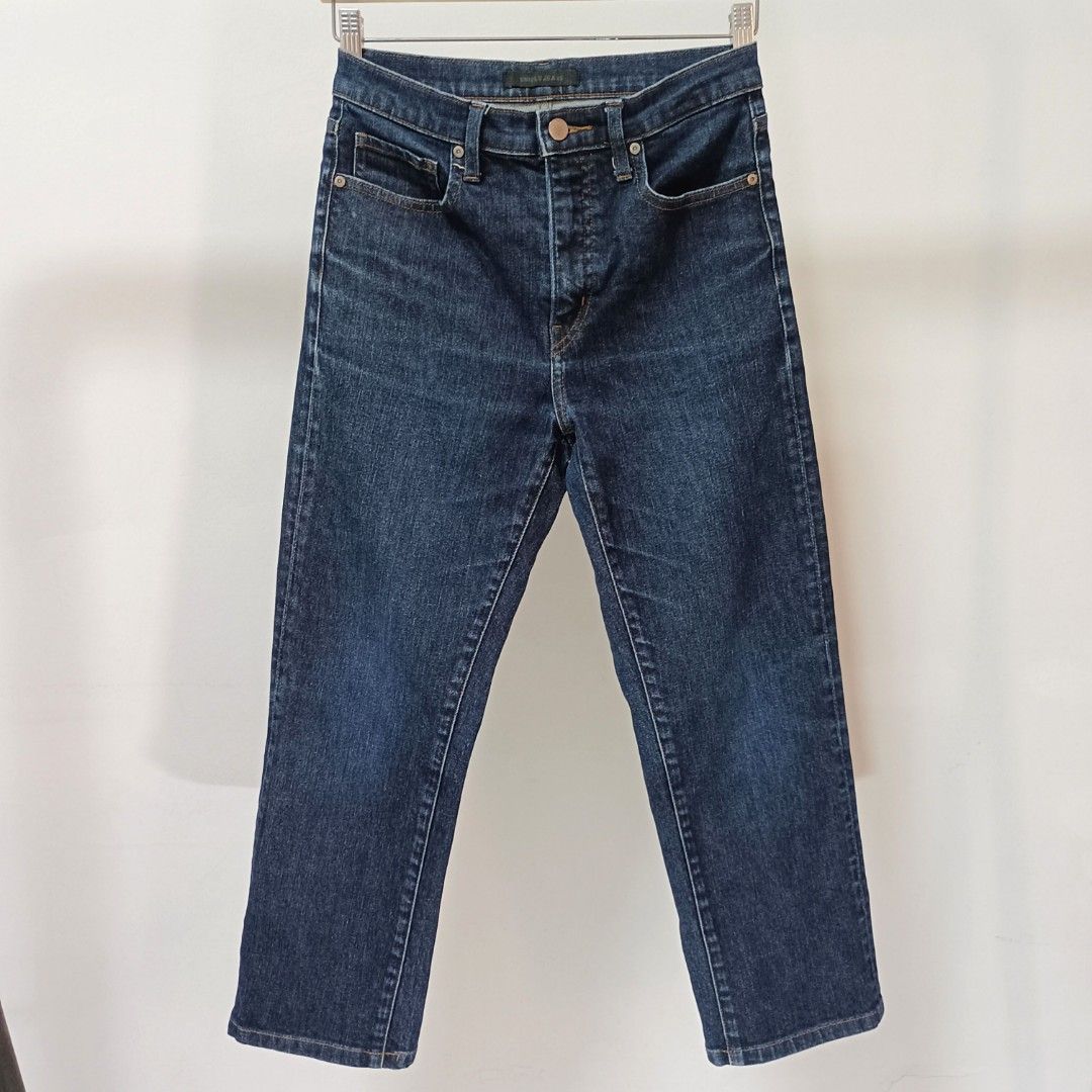 Uniqlo Slim Cut Denim Jeans, Women's Fashion, Bottoms, Jeans & Leggings ...