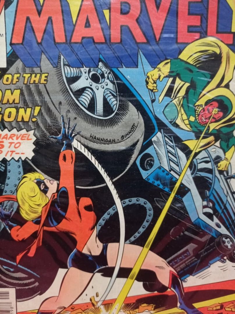 Vintage 1977 Ms. Marvel #5 Marvel Comics - The Vision and M.O.D.O.K ...