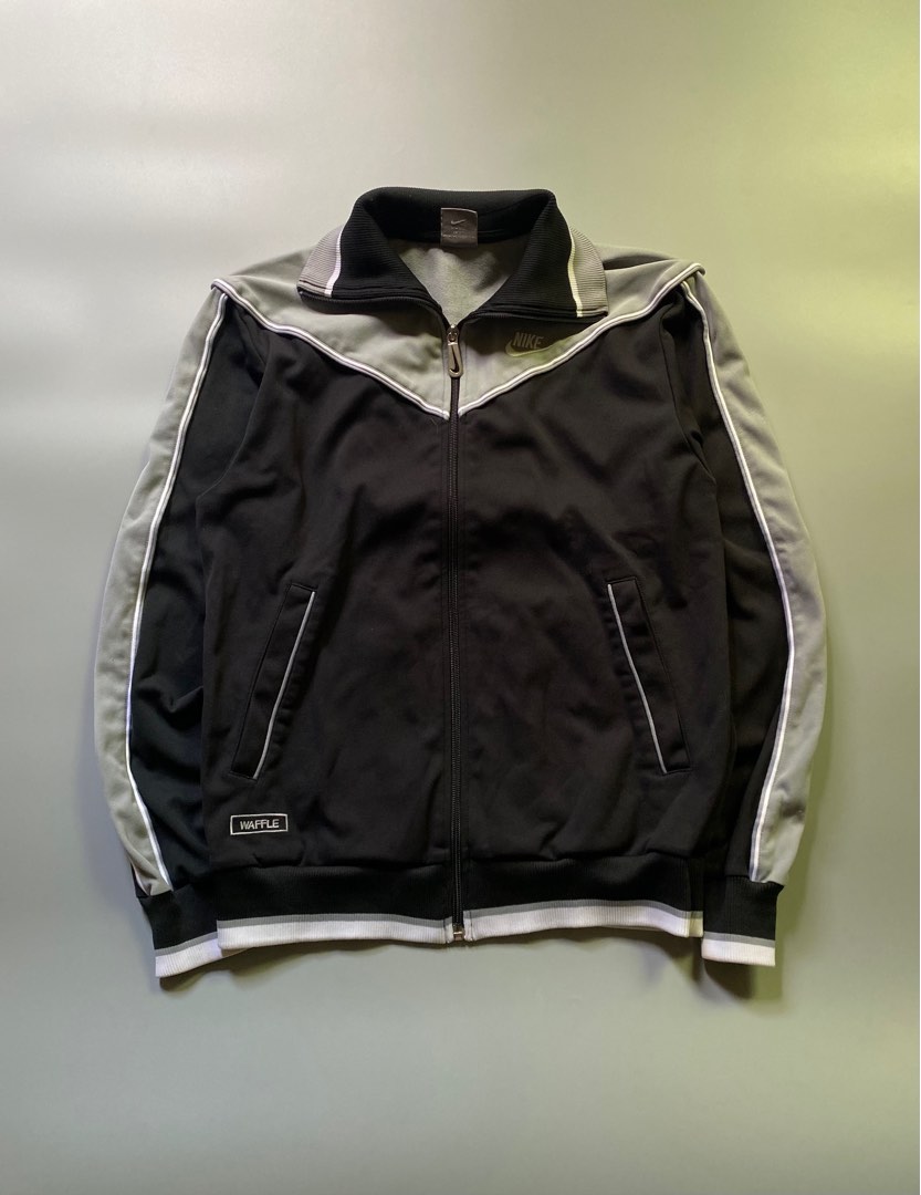 VINTAGE NIKE WAFFLE 2 TONE TRACK JACKET, Men's Fashion, Coats, Jackets ...