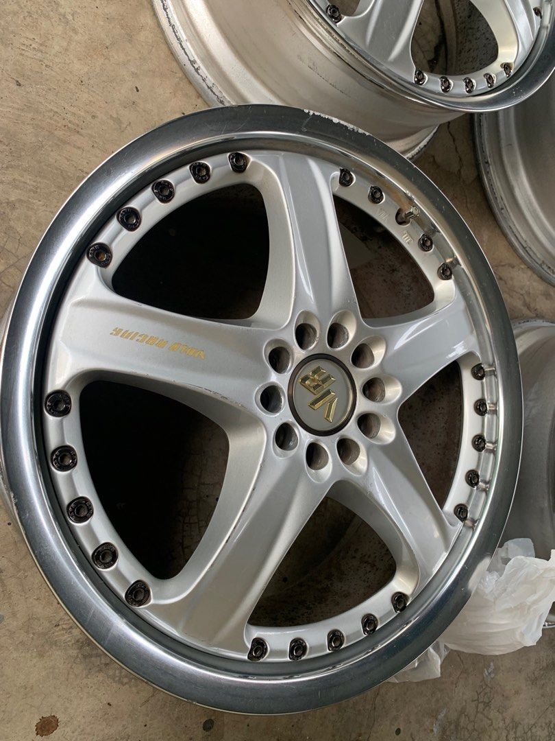 volk racing av3 17 7jj X100, Auto Accessories on Carousell