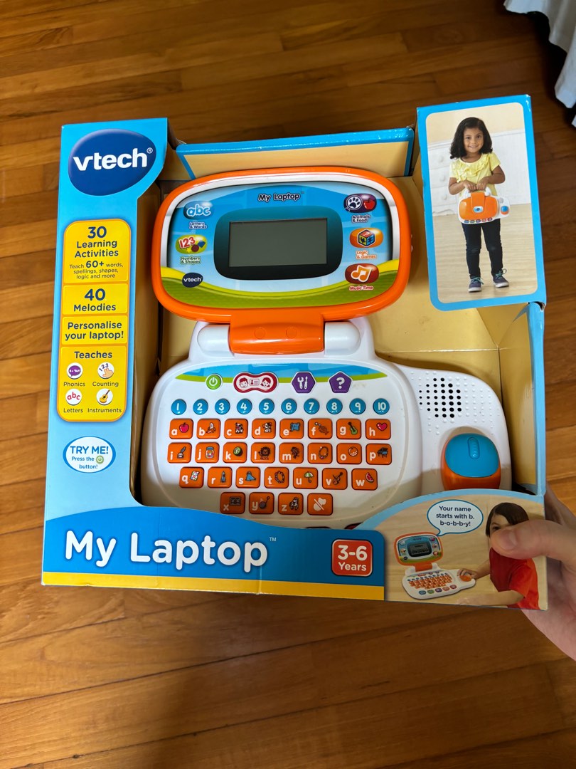 Vtech My Laptop Computer, Babies & Kids, Infant Playtime on Carousell