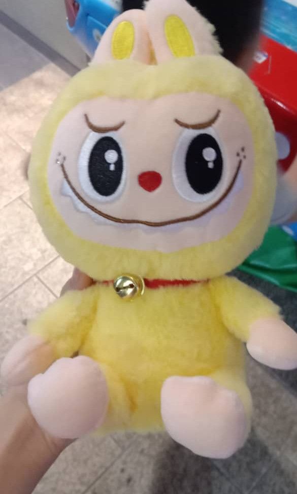 Yellow labubu, brand new, Hobbies & Toys, Toys & Games on Carousell
