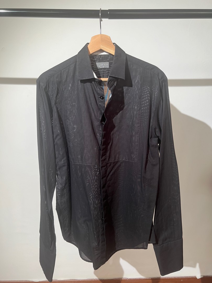 ZARA Man Sheer Formal Top, Men's Fashion, Tops & Sets, Formal Shirts on ...