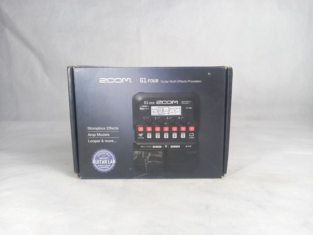 ZOOM G1 FOUR EFEK GITAR GUITAR EFX PEDAL MULTIEFEK DIGITAL bkn g1x on ...