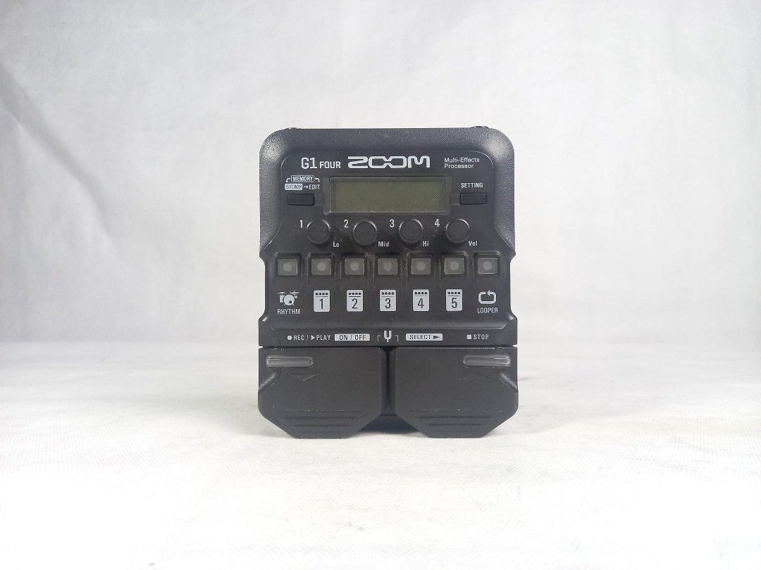 ZOOM G1 FOUR EFEK GITAR GUITAR EFX PEDAL MULTIEFEK DIGITAL bkn g1x on ...