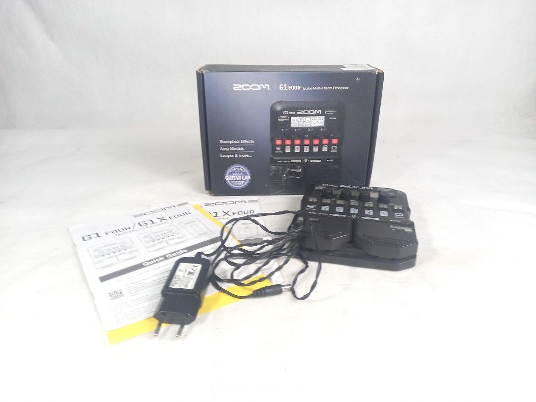 ZOOM G1 FOUR EFEK GITAR GUITAR EFX PEDAL MULTIEFEK DIGITAL bkn g1x on ...