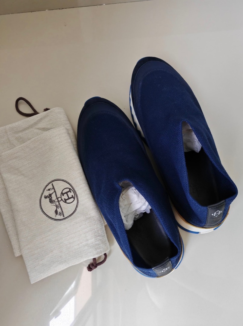 100% Authentic Hermes Tokyo Cloth Trainer, Men's Fashion, Footwear ...