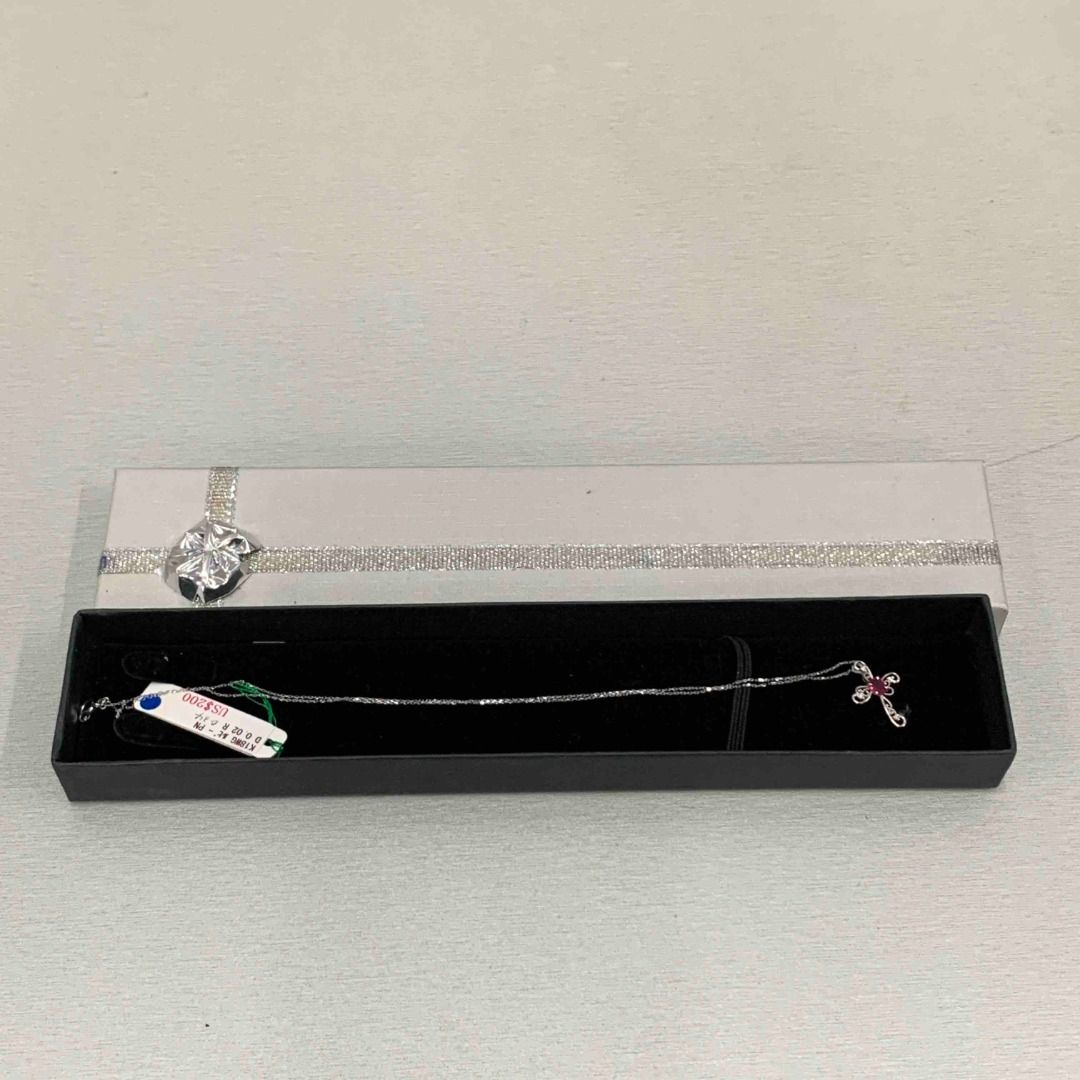 247006063 METAL NO BRAND K18 / 750 WG NECKLACE RUBBY, Women's Fashion, Jewelry & Organizers ...