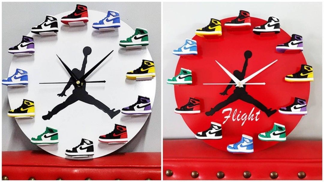 sneakers clock