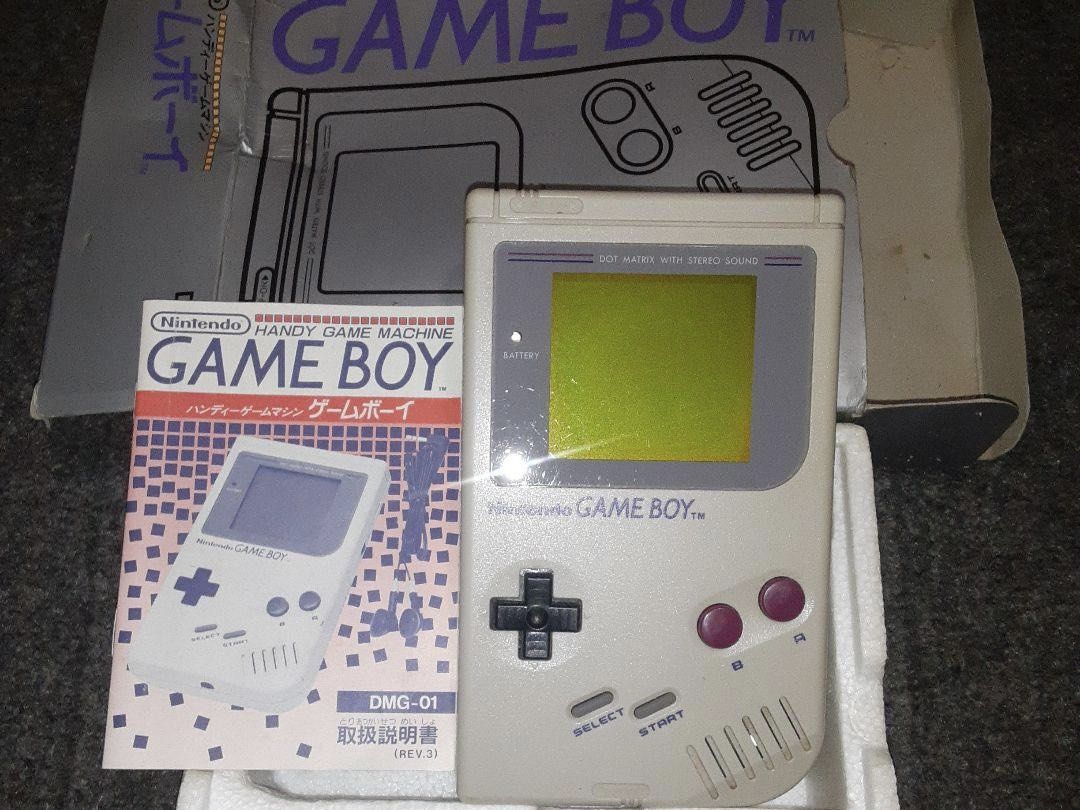 元祖 任天堂 連遊戲帶 game boy Nintendo original gameboy made in Japan DMG-01 原裝盒 ...