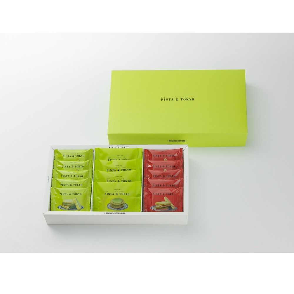 預購 日本直送 PISTA & TOKYO 季節限定 Chocolate Pistachio Gift box 巧克力開心果禮盒, 嘢食 ...