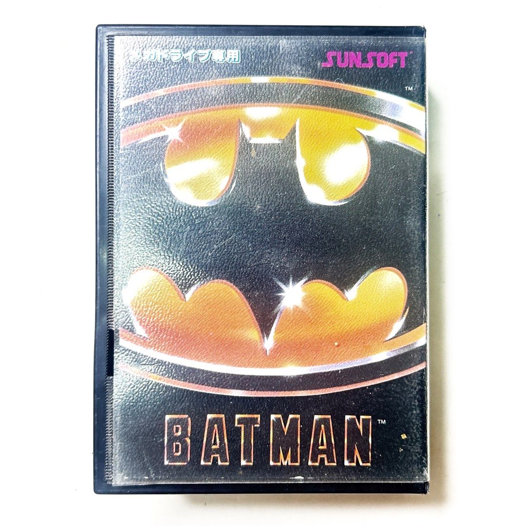 世嘉 SEGA MD BATMAN 蝙蝠俠 日版 箱説齊 MEGA DRIVE game 中古 懷舊 電視遊戲 1990年, 兒童＆孕婦用品 ...