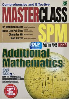 Additional Mathematics Form 4 KSSM, Hobbies & Toys, Books & Magazines ...