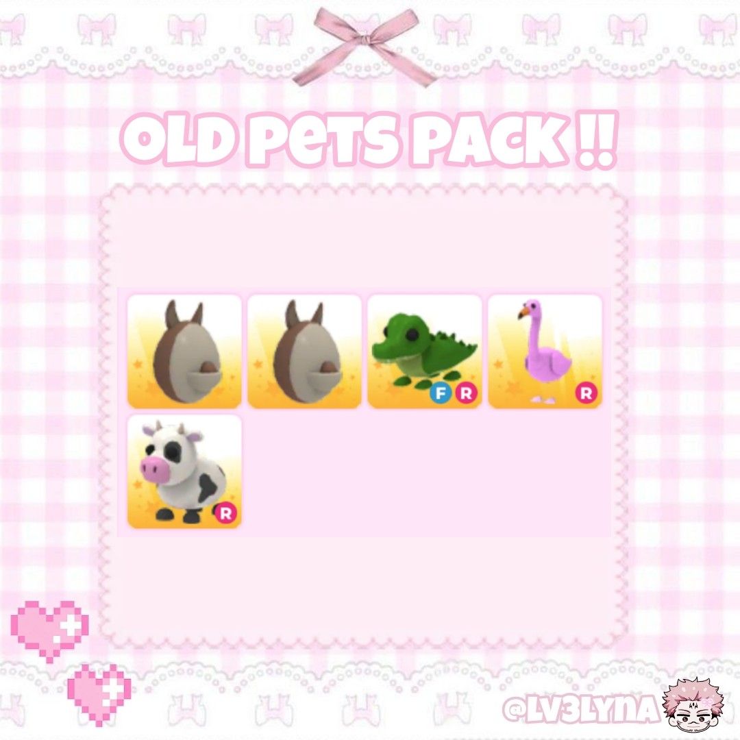 Adopt Me ( Old Pets Pack !! ), Video Gaming, Gaming Accessories, In ...