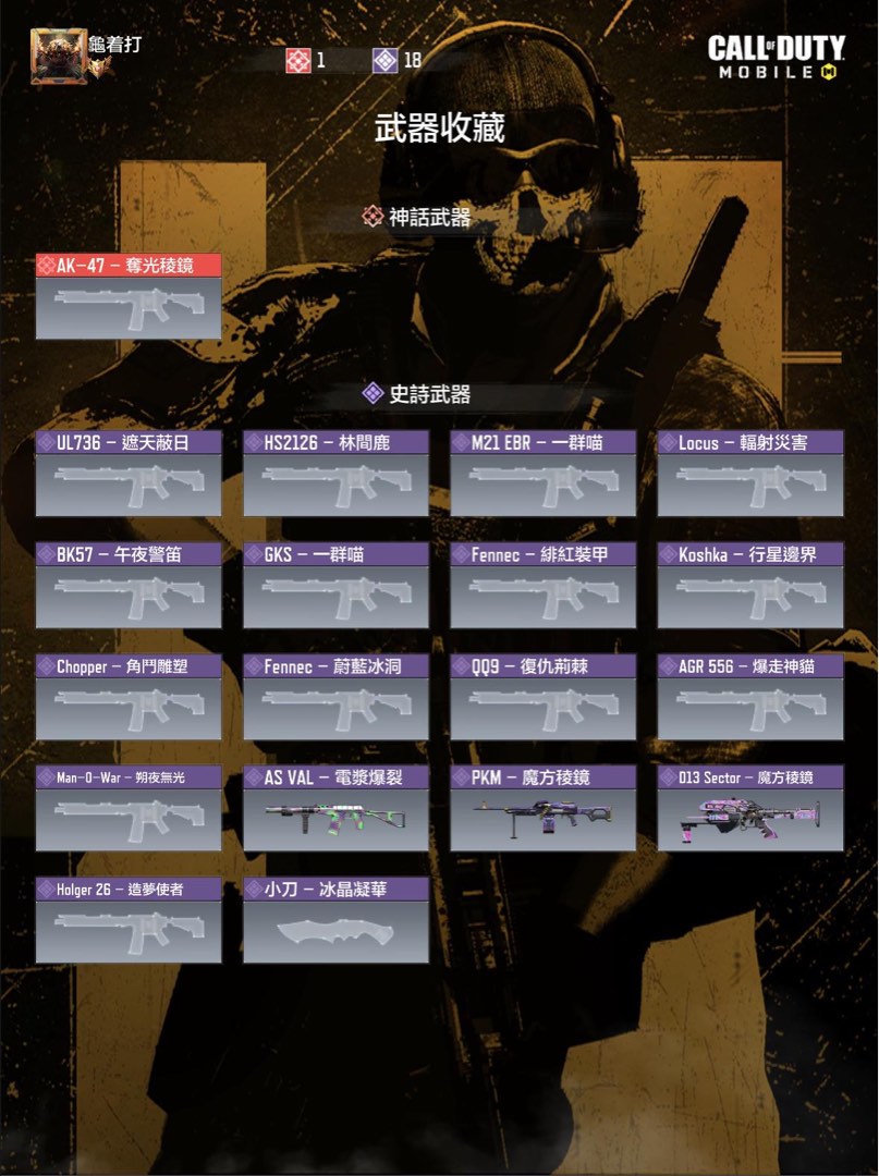 滿等神話ak, codm call of duty, 使命召喚，決勝時刻，Garena, 電子遊戲, 遊戲機配件, 遊戲禮物卡及帳戶 - Carousell