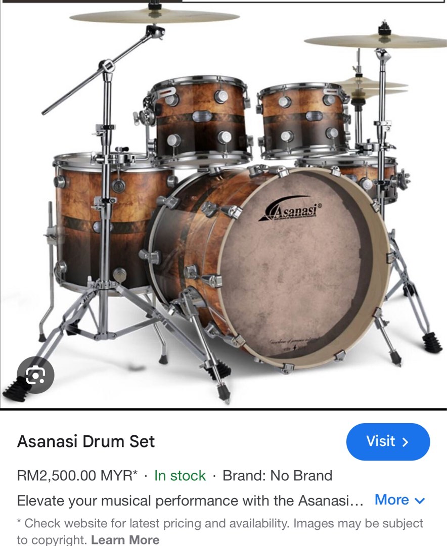 Asanasi dram, Hobbies & Toys, Music & Media, Musical Instruments on ...