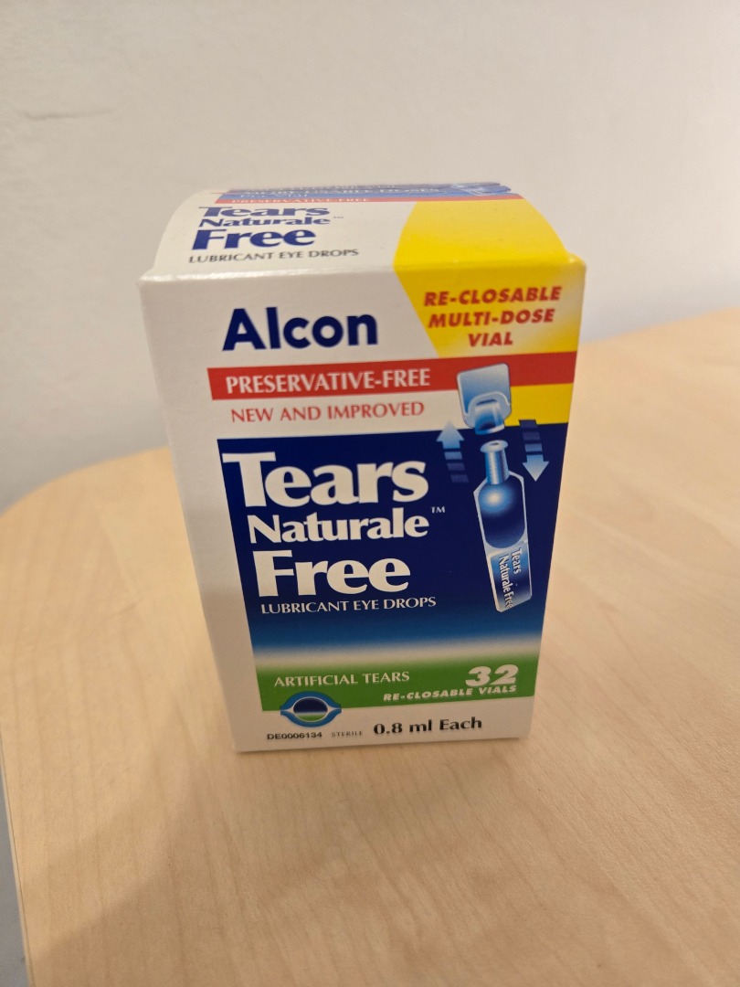 [Authentic] Alcon Tears Naturale Free Lubricant Eye Drops [EXP 10/2025 ...