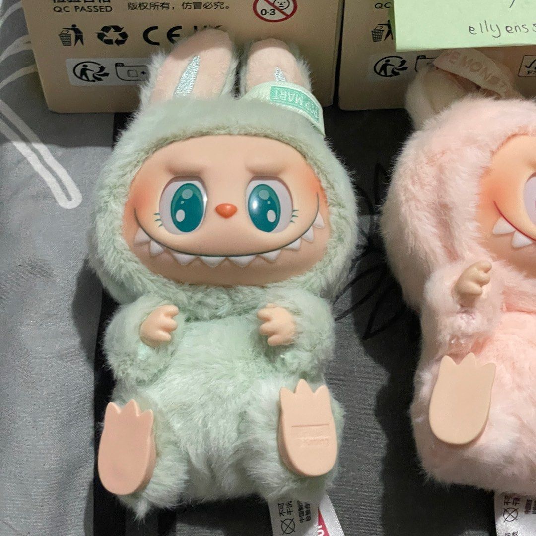 Baba & Dada & Ququ Labubu have a seat versi 2 v2 the monster original popmart, Toys ...