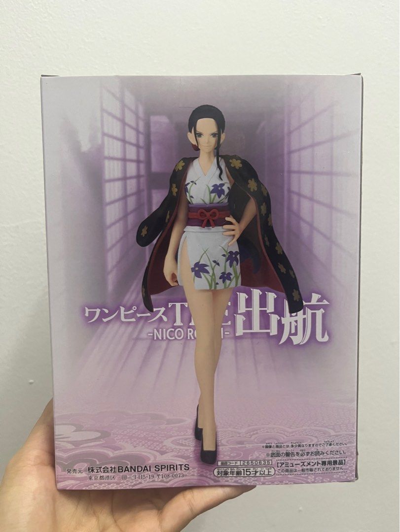 BANPRESTO ONE PIECE THE SHUKKO NICO ROBIN FIGURE [GOLD STICKER ...