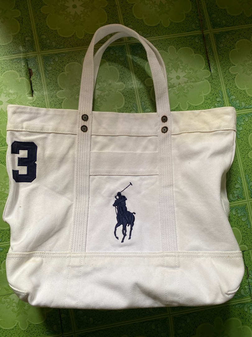 beg polo ralph lauren, Women's Fashion, Bags & Wallets, Shoulder Bags ...
