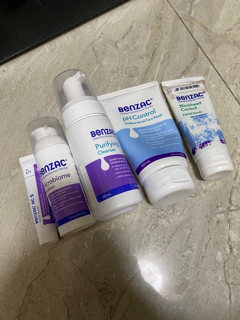 Benzac face care in set, Beauty & Personal Care, Face, Face Care on ...