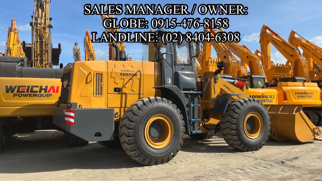 Brand new 3 cubic Mechanical Wheel Pay Loader LG855N LONKING and more ...