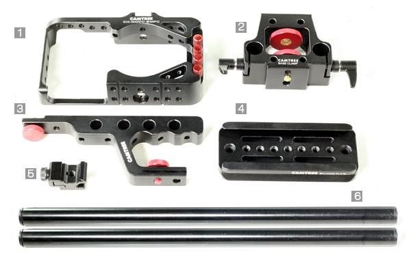 CAMTREE Hunt Mod Cage Rig for Blackmagic Pocket Cinema Camera BMPCC (CH ...