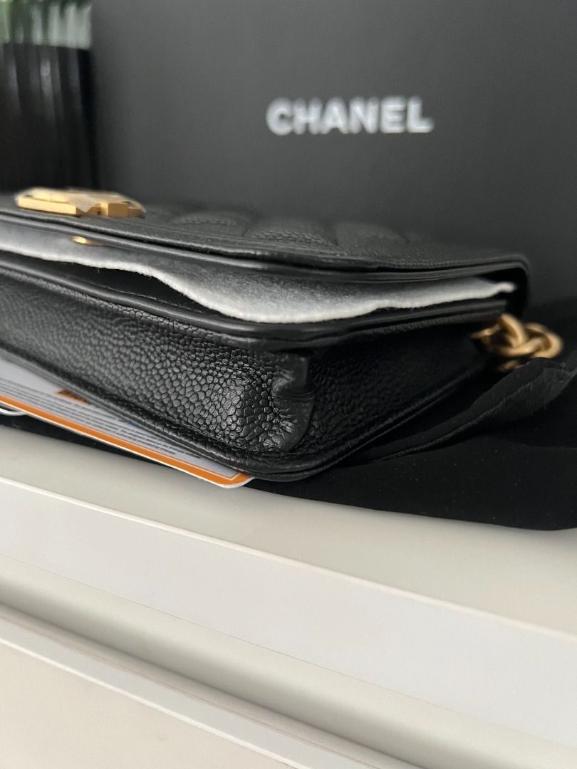 Chanel Le Boy Mini WOC, Luxury, Bags & Wallets on Carousell