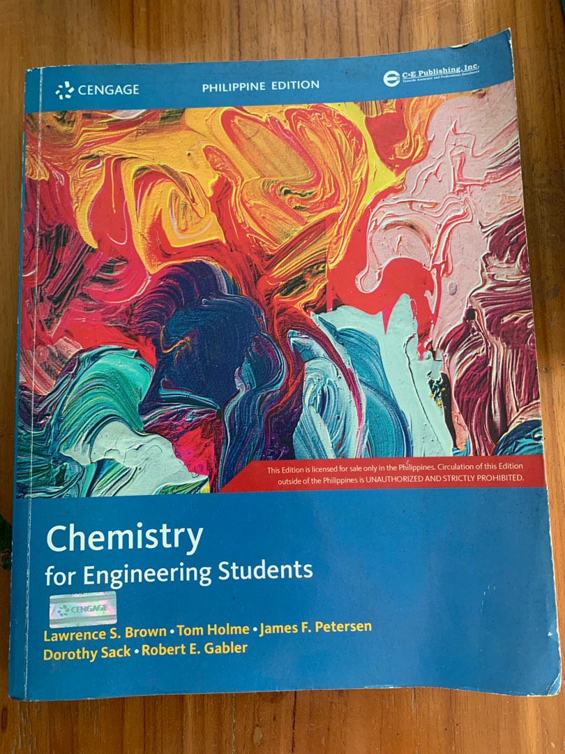 Chemistry for Engineering Students (Philippine Edition), Hobbies & Toys, Books & Magazines ...