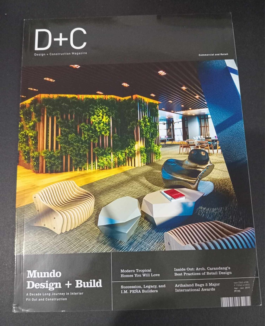Coffee Table Magazines: D+C Design + Construction Mundo Design back ...