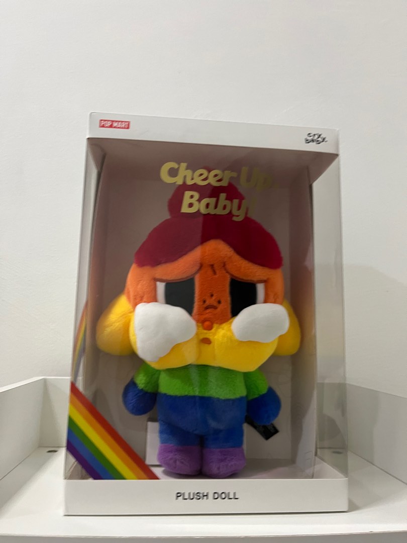 Cry Baby Cheer Up Baby Rainbow Plush Doll, Hobbies & Toys, Toys & Games ...