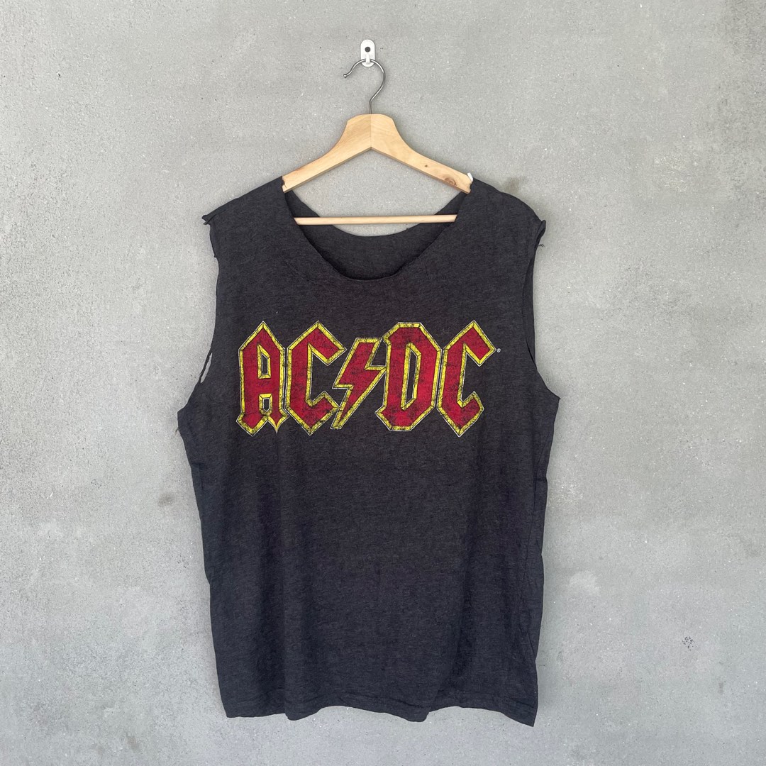 Distressed ACDC, Men's Fashion, Tops & Sets, Tshirts & Polo Shirts on ...