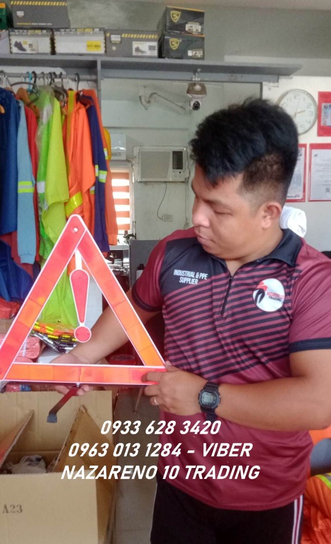 Early Warning Device Triangle Sign, Commercial & Industrial, Industrial ...