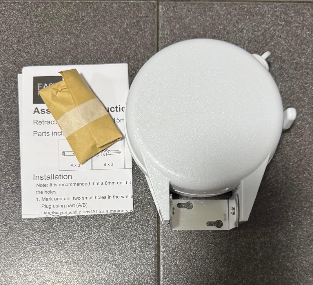 Easy Home Retractable Clothes Line & Clothes Peg, Furniture & Home Living, Home Improvement ...