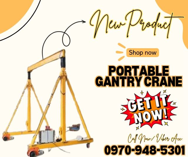 Electrical Portable Gantry Crane 1 ton, Looking For on Carousell