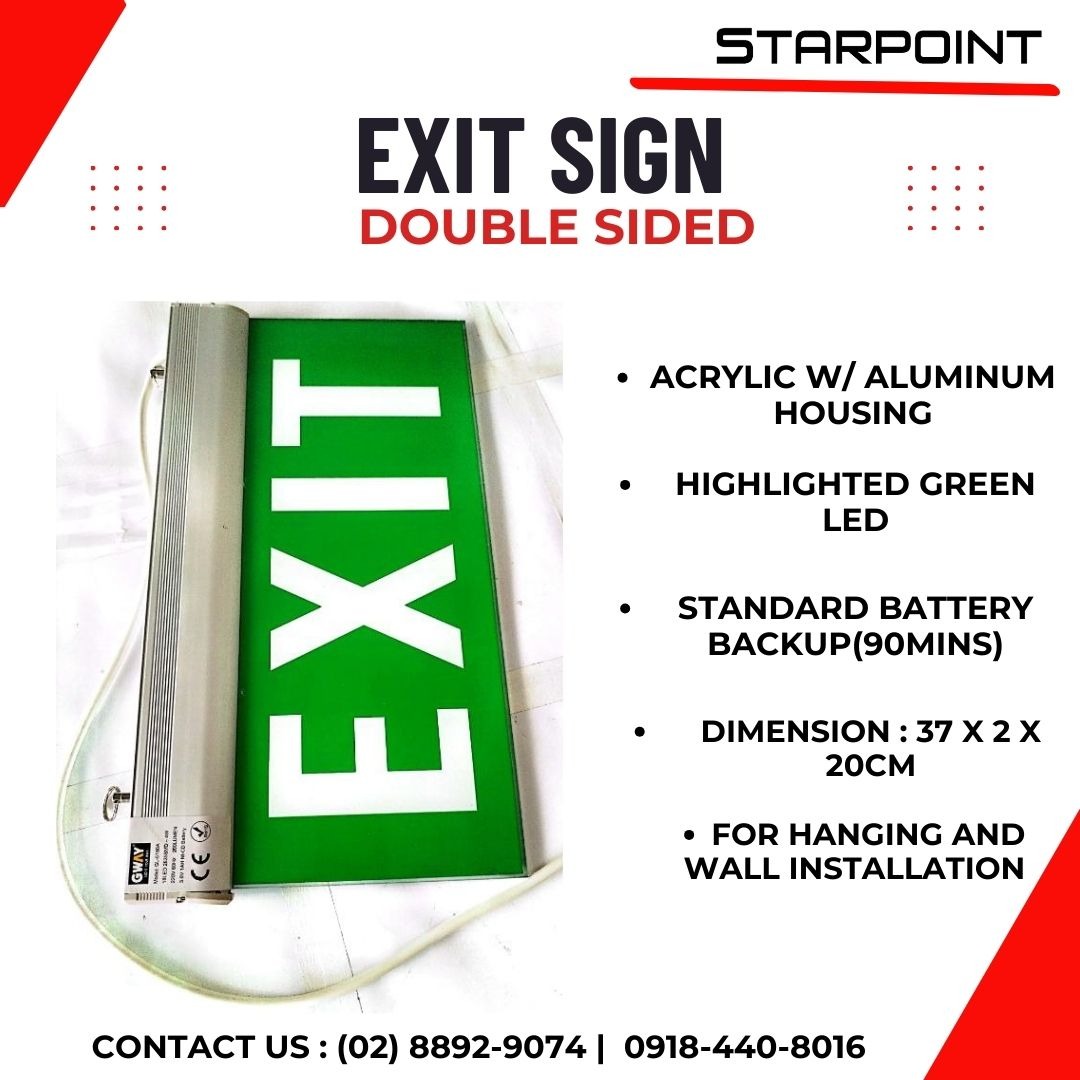 EXIT SIGN | EXIT LIGHT | EMERGENCY | EXIT SIGN | EGRESS SIGN ...