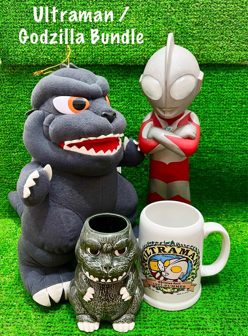 Godzilla & Ultraman Bundle, Hobbies & Toys, Toys & Games on Carousell