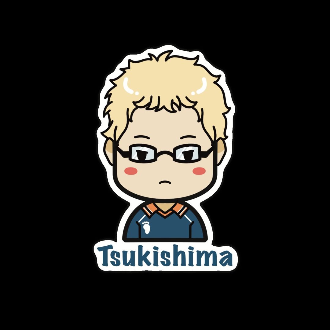 Haikyuu Vinyl Stickers / Cute Sticker / Karasuno Set / Name Tags ...