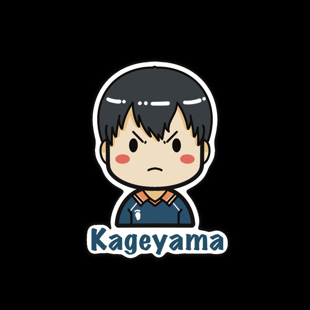Haikyuu Vinyl Stickers / Cute Sticker / Karasuno Set / Name Tags ...