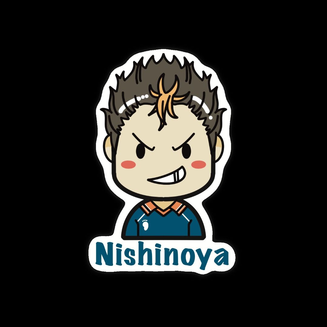 Haikyuu Vinyl Stickers / Cute Sticker / Karasuno Set / Name Tags ...