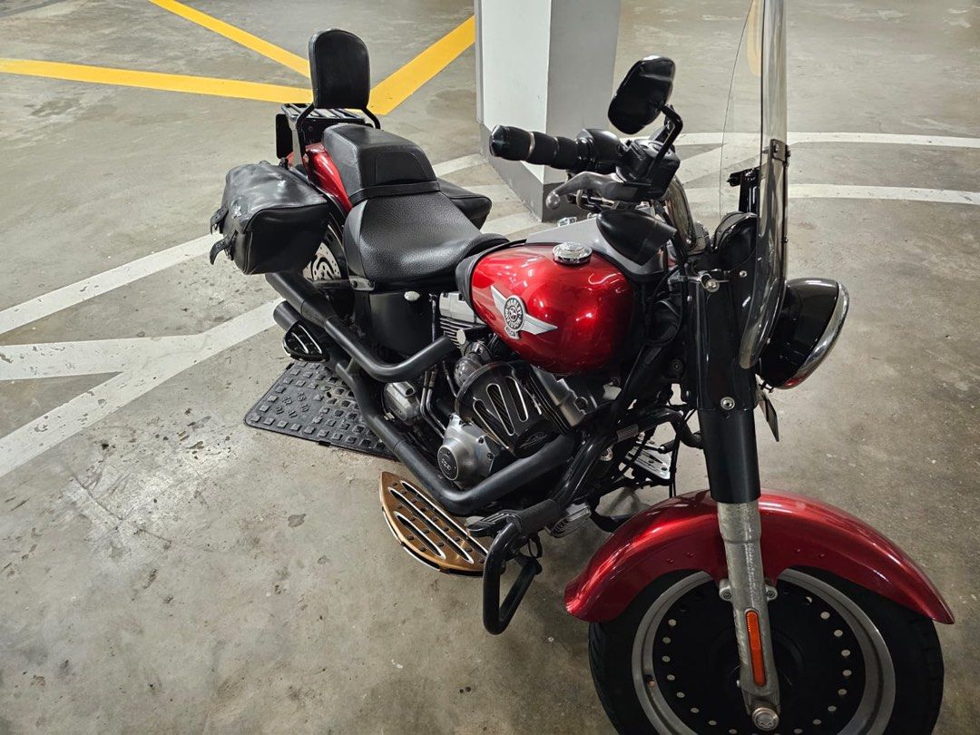 Harley Davidson Fatboy Lo FLSTFB 2012, Motorcycles, Motorcycles for ...